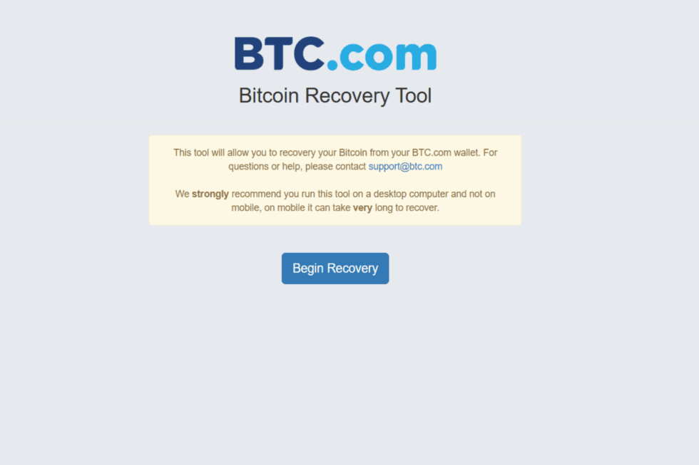 BTC.com Blocktrail Wallet Recovery - How to Restore in 2025